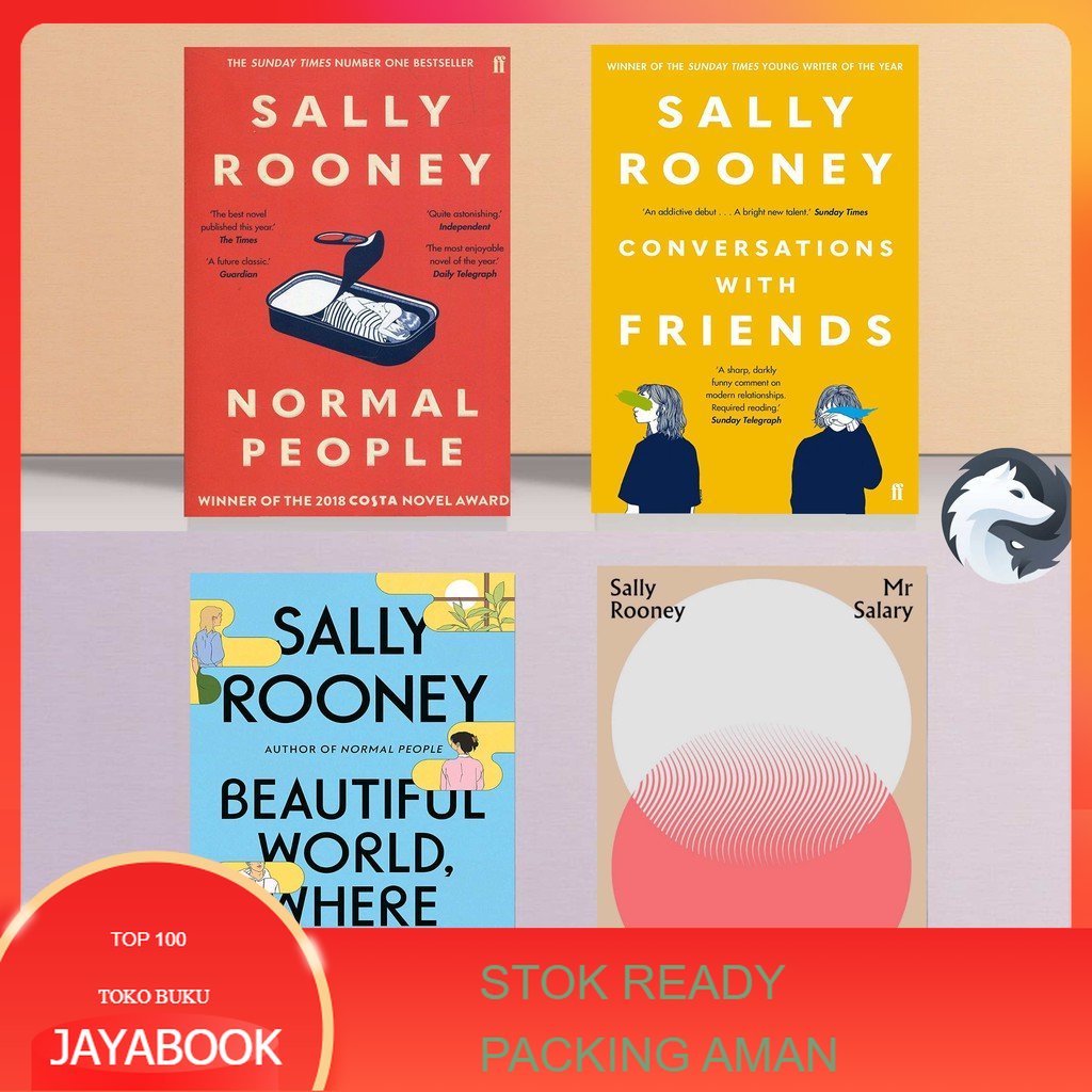 Jual (Eng) Sally Rooney Books Collection (Normal People, Conversations ...
