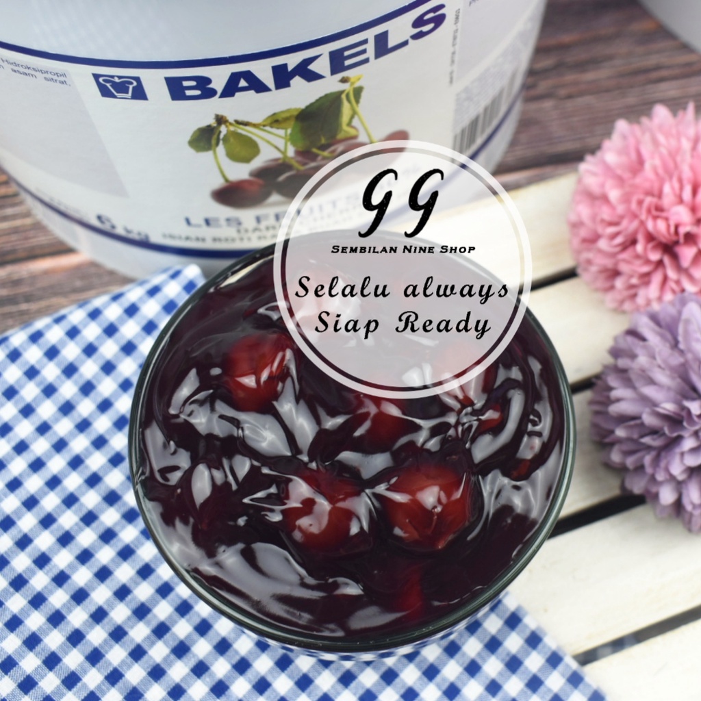Jual BAKELS 500 GRAM DARK CHERRY 50% LES FRUITS Filling isian Roti Rasa ...
