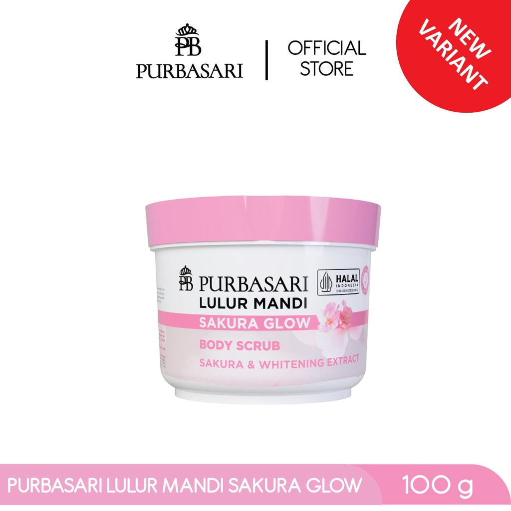 Jual Purbasari Lulur Mandi Sakura Glow / Body Scrub - Mencerahkan ...
