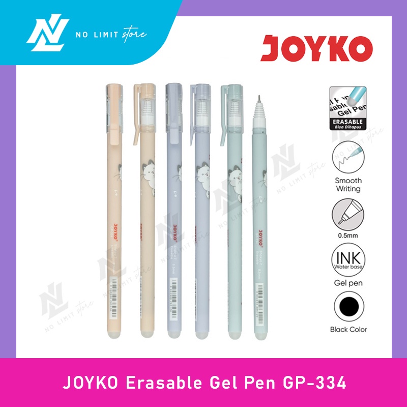 Jual JOYKO GP-334 Shokyo 7 - Erasable Gel Pen Bisa Dihapus - JOYKO GP 334 | Shopee Indonesia