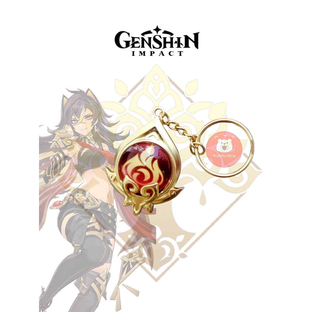 Jual Gantungan Kunci Genshin Impact Vision Sumeru Keychain Glow in The ...