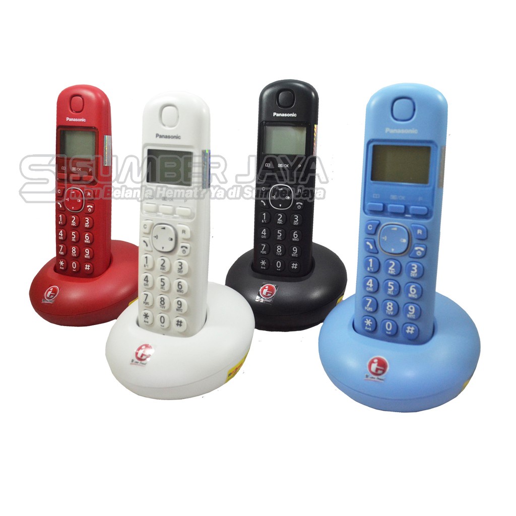 Jual Panasonic Cordless Phone KX-TGB210 Wireless Telephone Telepon Telpon Rumah | Shopee Indonesia