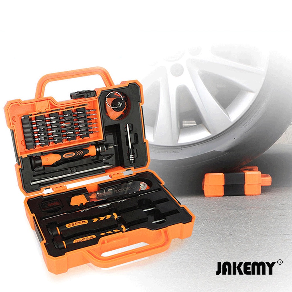 Jual Jakemy Obeng Set 45 in 1 Precision Screwdriver Repair Tool Box Kit ...