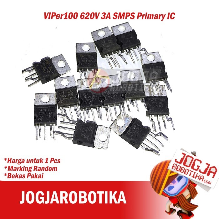 Jual VIPER100 VIPER100A VIPER 100 A VIPER 100A 620V 3A SMPS PRIMARY IC ...