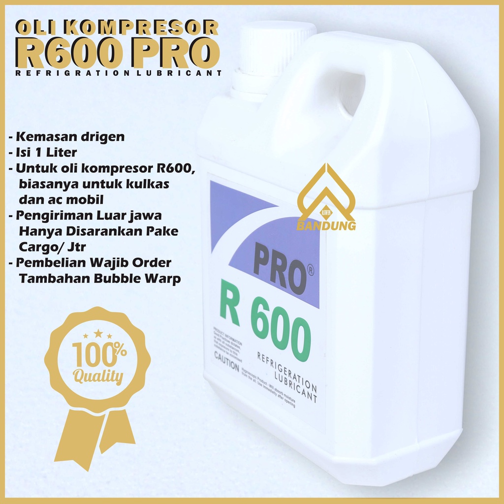 Jual OLI OIL KOMPRESOR AC R600 PRO | OLI KOMPRESOR R 600 PRO | OLI AC ...