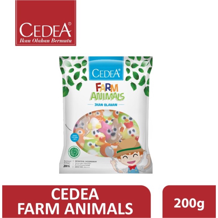 Jual CEDEA Farm Animals | Bakso Seafood Karakter Hewan 200g | Shopee ...