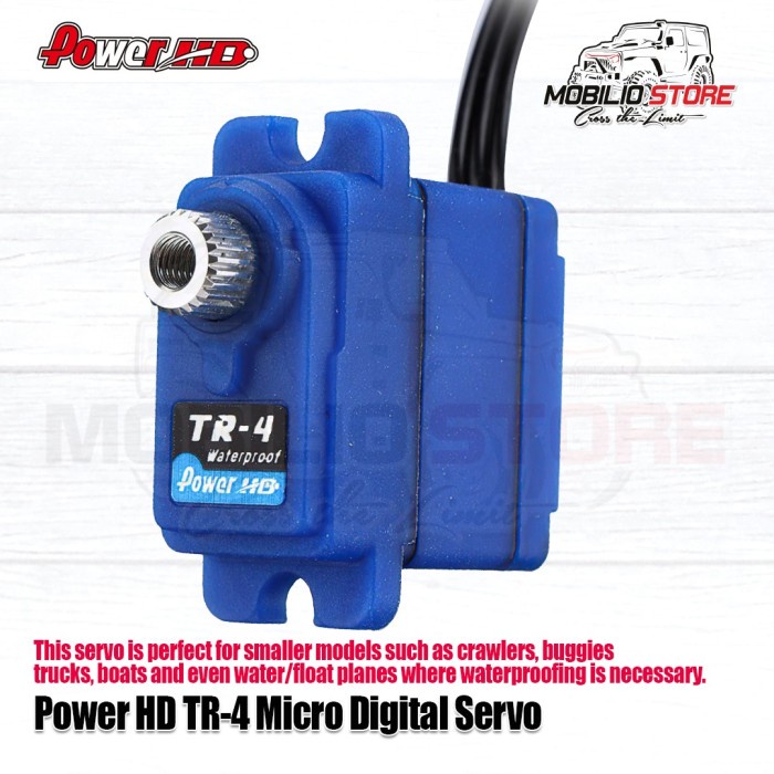 Jual Power HD TR-4 Micro Servo Waterproof High Voltage for Traxxas TRX ...
