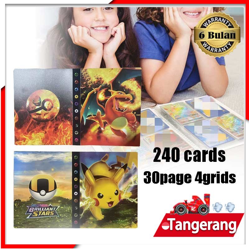 Jual Buku Album Holder Kartu Pokemon 240 Untuk Kartu Pokemon Koleksi Kartu | Shopee Indonesia