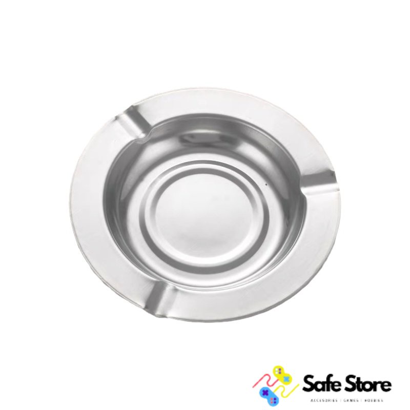 Jual SAFE ASBAK ROKOK STAINLESS STEEL / ASBAK SENG BULAT TEMPAT ASBAK ...