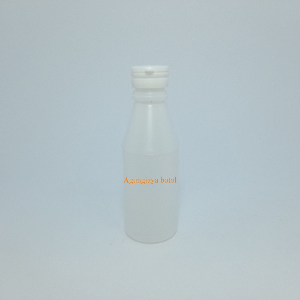 Jual Botol 100 Ml Bulat Wt Natural Hdpe Tutup Snap / Botol Hdpe / Botol ...