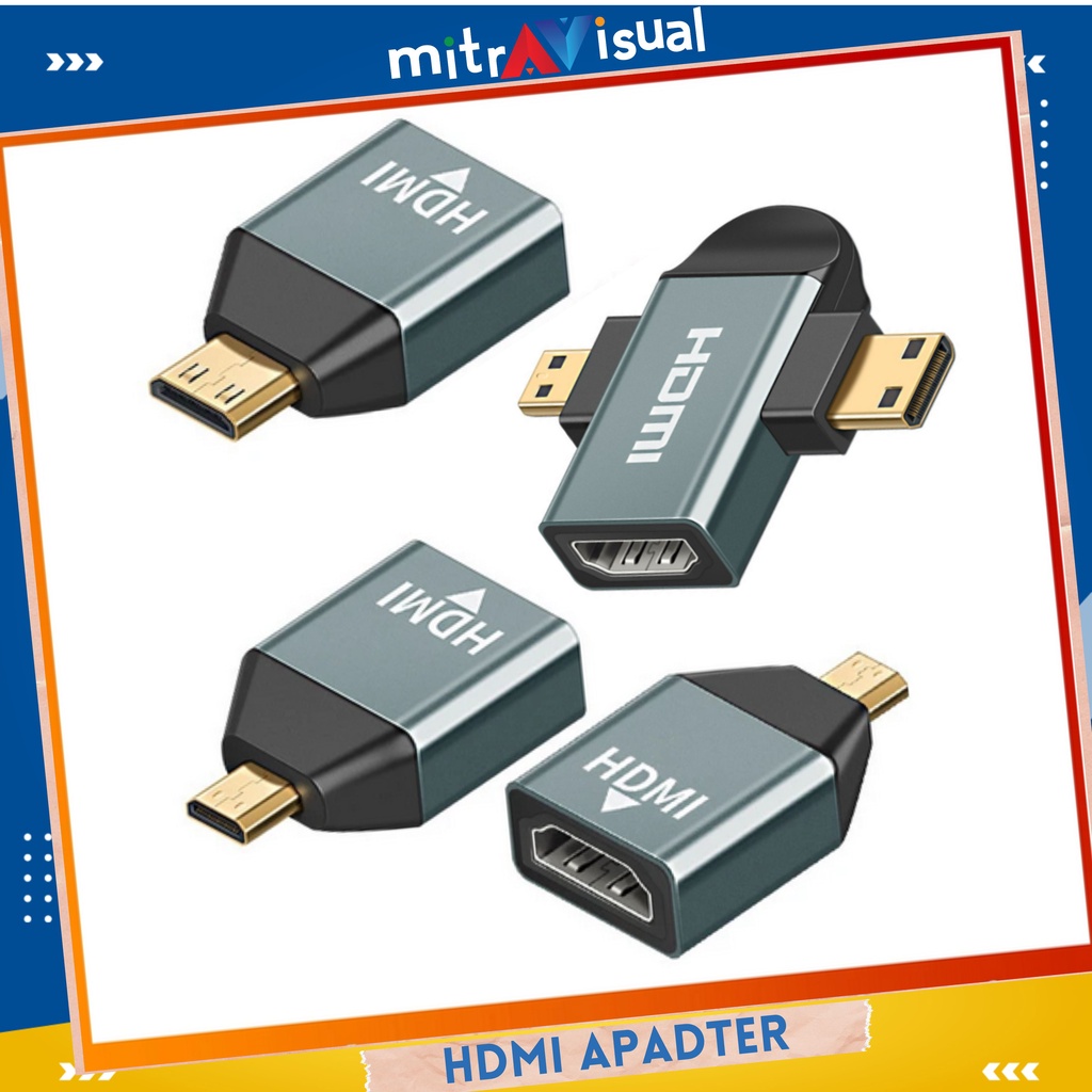 Jual 4K 60HZ Mini Micro Hdmi to Hdmi Dongle Adapter Converter | Shopee ...