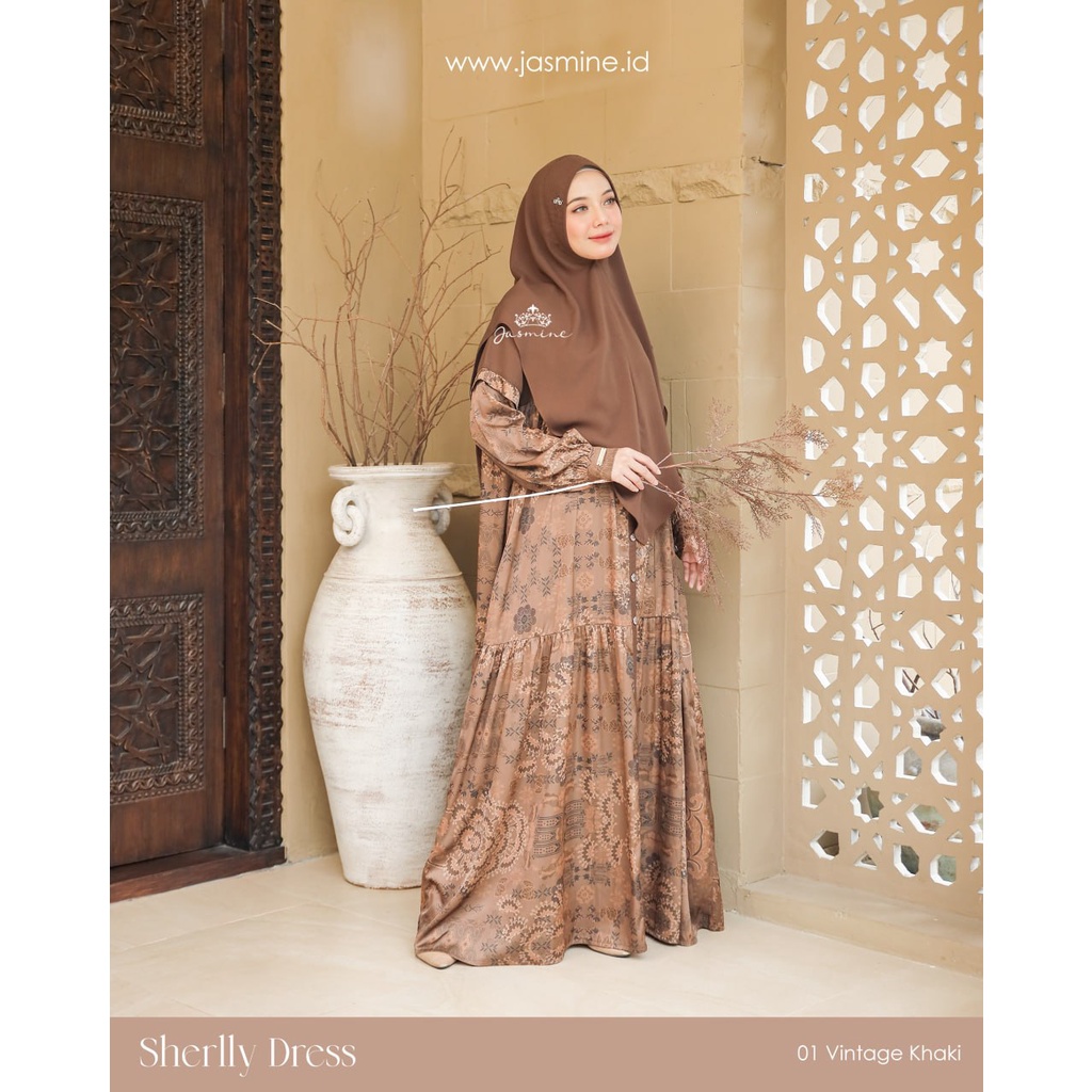 Jual SHERLLY DRESS by Jasmine Lidia Hadiwinoto (dress only) | Shopee ...