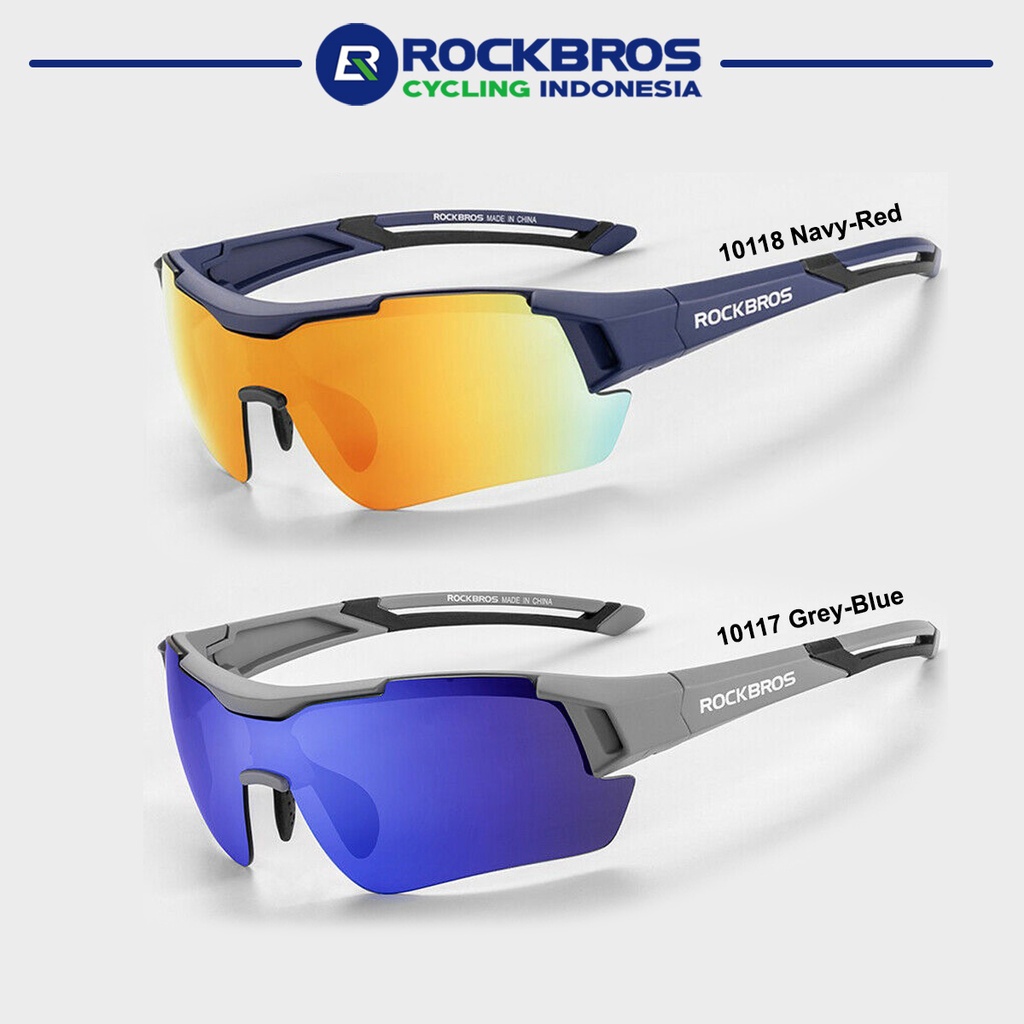 Jual ROCKBROS 10117 10118 Kacamata Sepeda Polarized Sunglasses MyopiaFrame | Shopee Indonesia