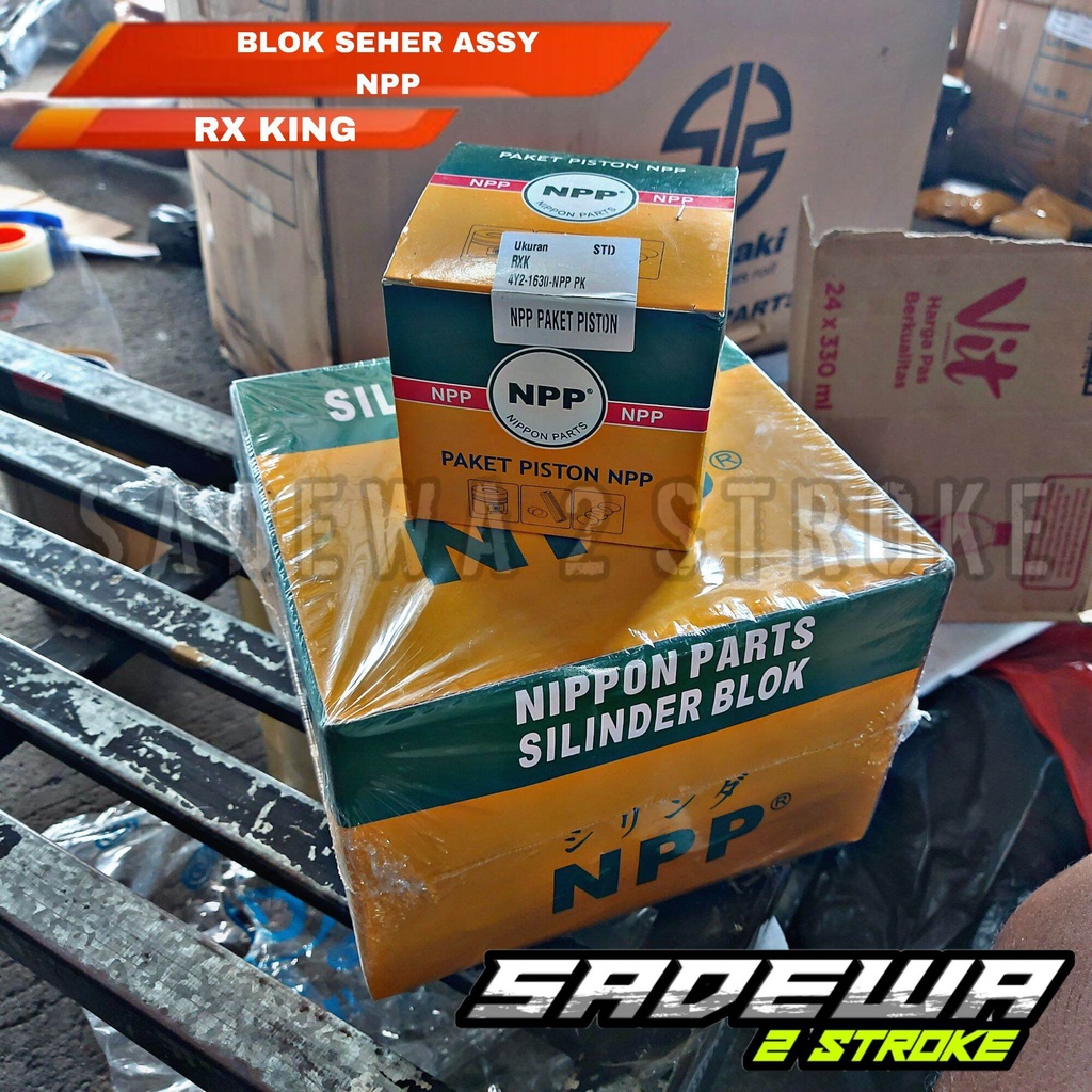 Jual BLOK SEHER RX KING NPP JAPAN BORING RX KING SET PISTON KIT OS ...