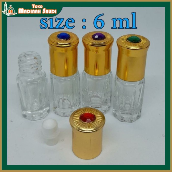 Jual Botol Parfum Roll On 6 Ml ( Botol Roll Tola Kaca Kosong 6Ml ...