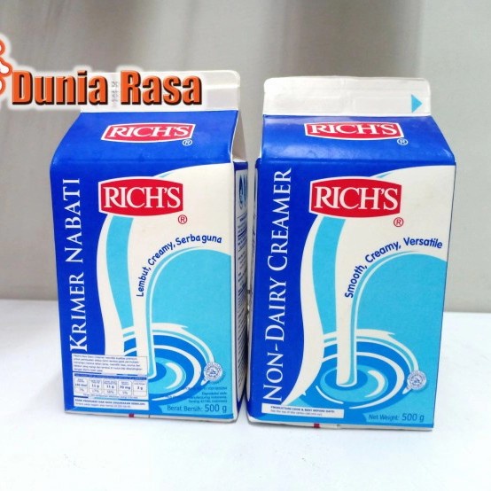 Jual Rich Non Dairy Creamer 500g (Gratis MRJELLY Ekonomis 1 Sachet ...
