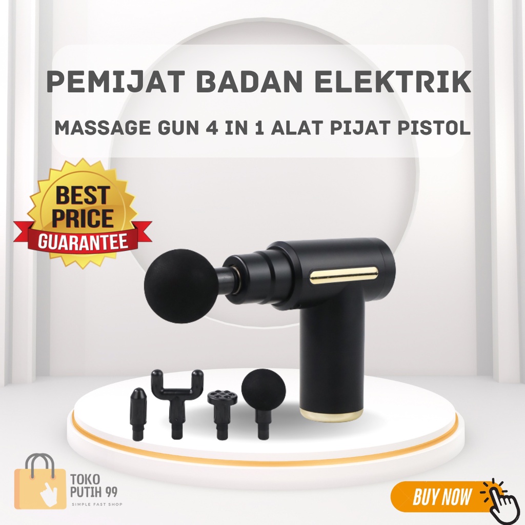 Jual Massage Gun Mini Portable Massager Alat Pijat Getar Relaksasi ...