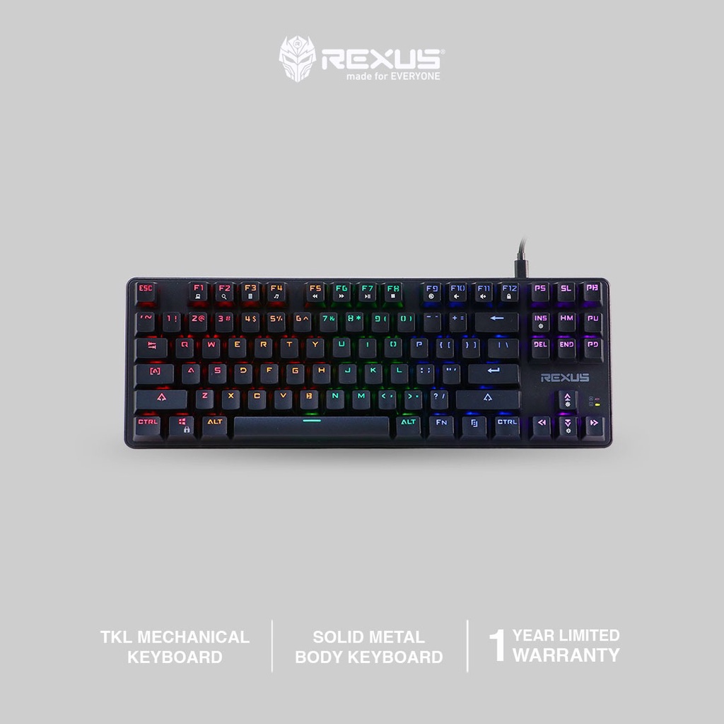 Jual Keyboard Gaming Rexus Mechanical Legionare MX5.1 TKL | Shopee ...