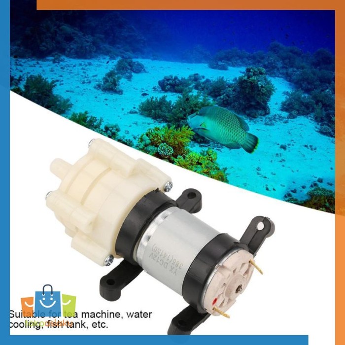 Jual Pompa Air Mini Pompa Sirkulasi Aquarium Ikan 12V | Shopee Indonesia