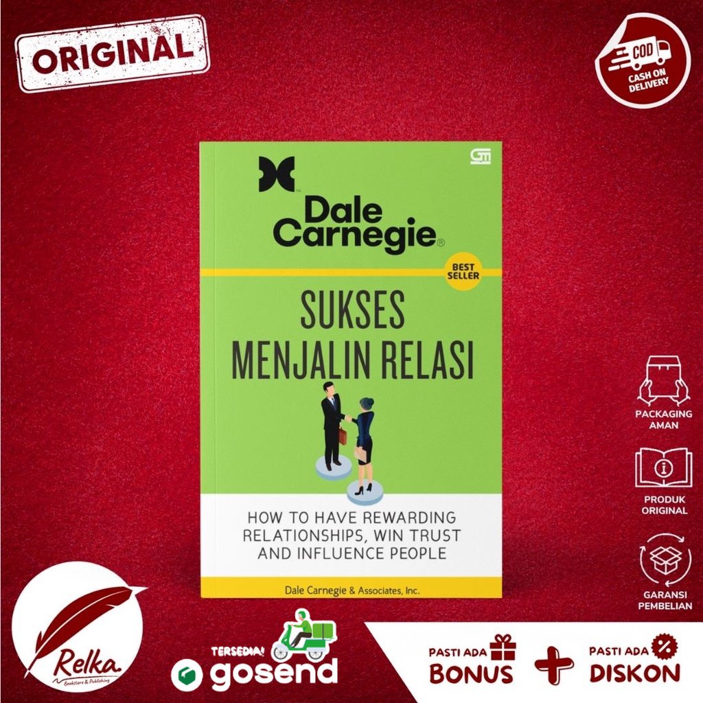 Jual Buku Sukses Menjalin Relasi - Dale Carnegie | Shopee Indonesia Jual Buku Sukses Menjalin Relasi - Dale Carnegie | Shopee Indonesia