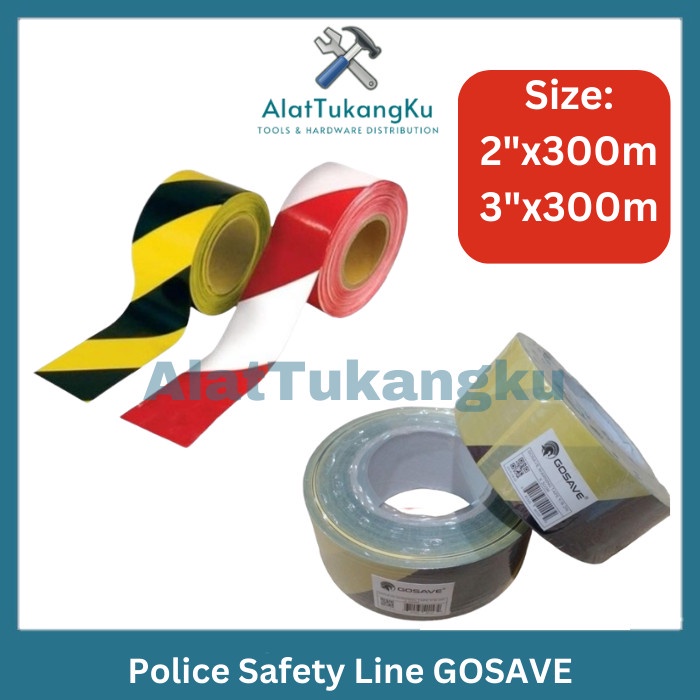 Jual Garis Polisi Warning Belt Police Safety Line Garis Proyek TEBAL ...