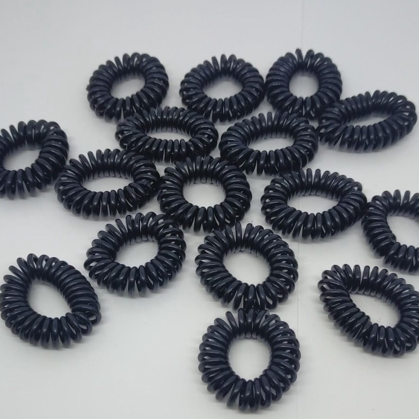 Jual STORE. Kunciran Rambut Spiral Mini Warna Hitam / Ikat rambut model ...