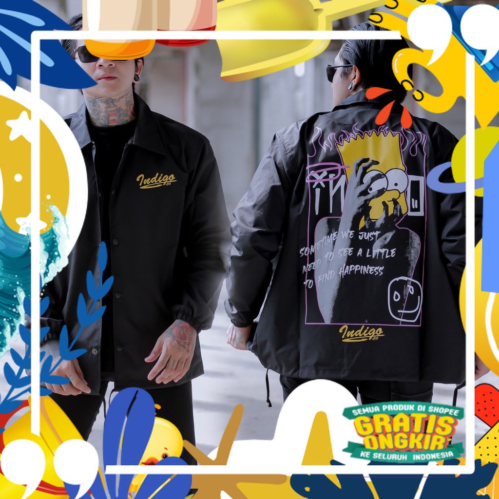 Jual Jaket Coach King Of Cloth/ Jaket Pria Terbaru/ merah putih biru ...