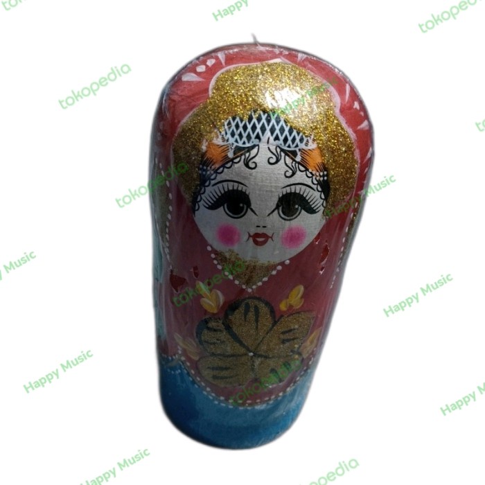 Jual boneka rusia matryoshka kayu hadiah merah besar isi7 | Shopee ...