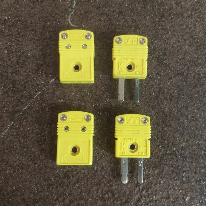 Jual HIGH QUALITY KONEKTOR MALE FEMALE MINI K TYPE K THERMOCOUPLE ...