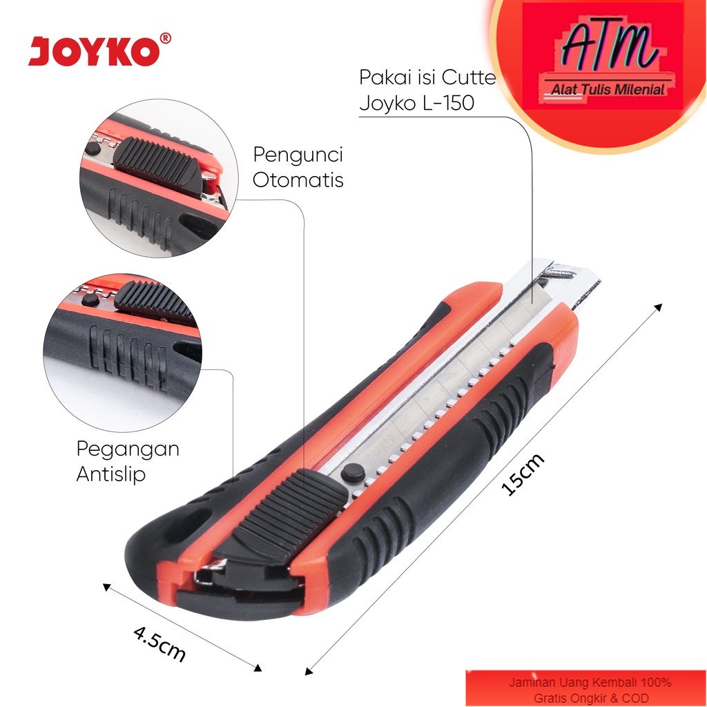 Jual Cutter Pemotong Joyko CU-500R | Shopee Indonesia