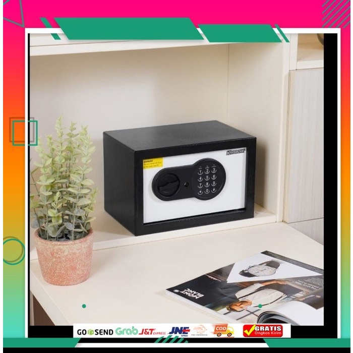 Jual Krisbow Brankas besi dengan Alarm/Brankas portable/kotak ...