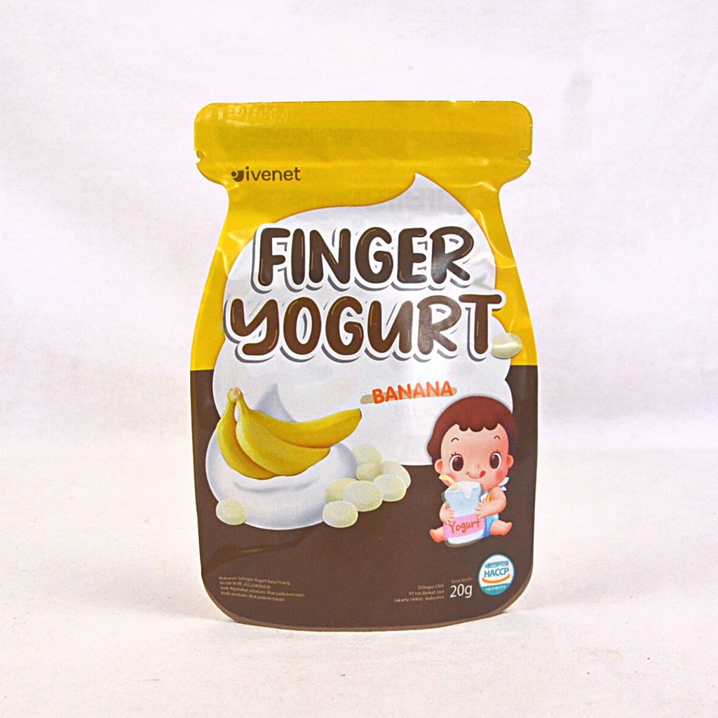 Jual IVENET Snack Bayi Finger Yogurt Banana 20gr | Shopee Indonesia