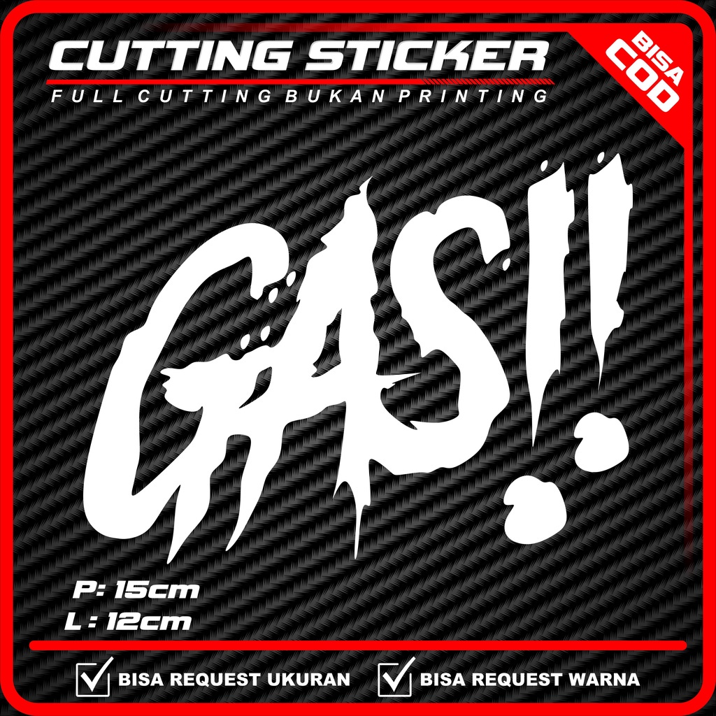 Jual Sticker Cutting GAS!! Banyak Pilihan Warna Dan Bisa Request ...
