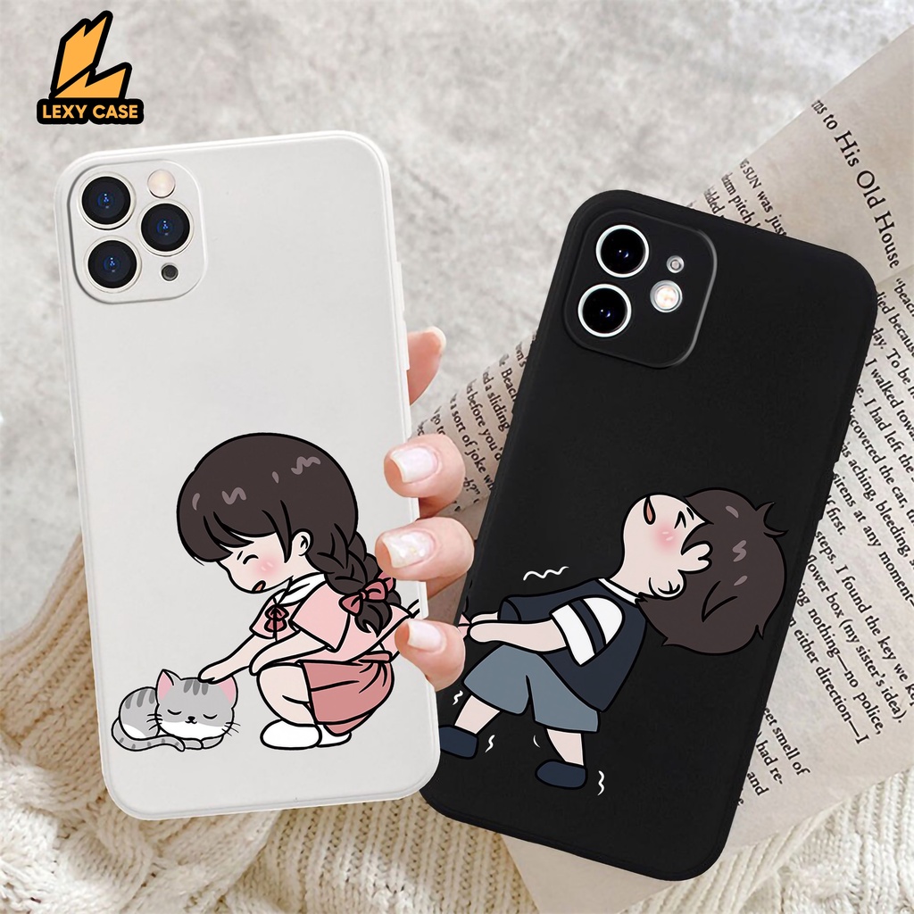 Jual Case Couple Cat Lovers SM149 OPPO A5S A12 A15 A16 A16E A16K A17 ...