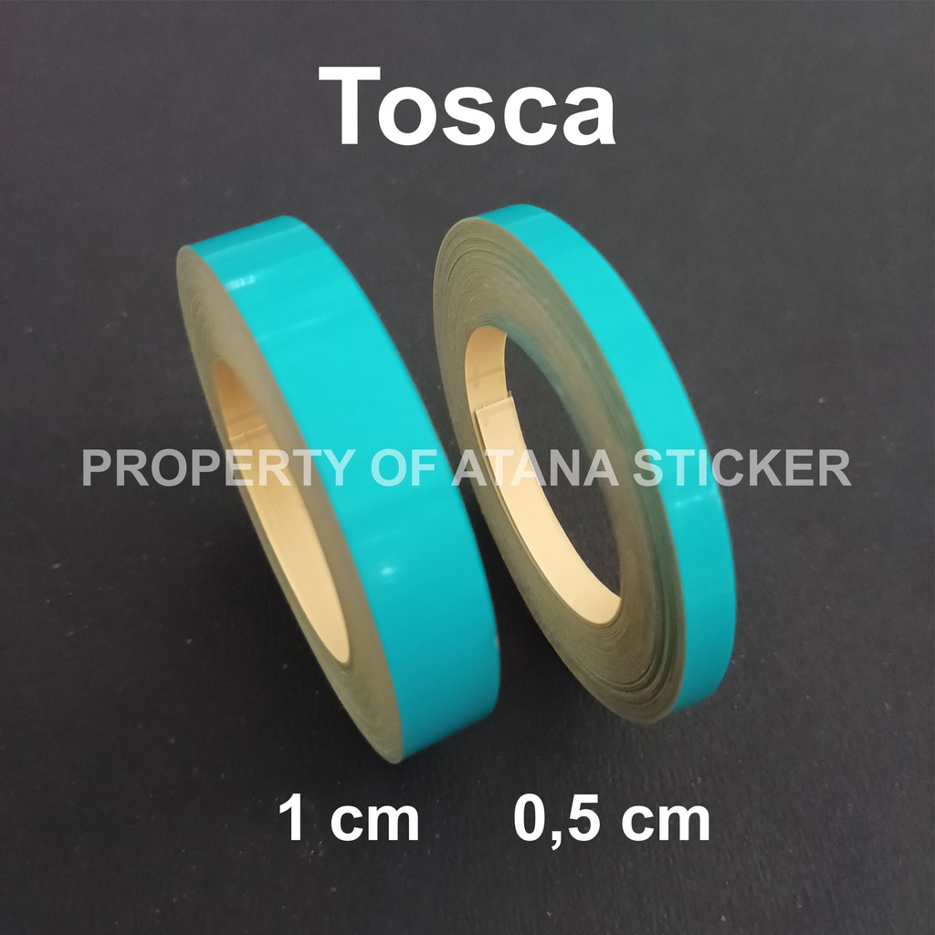 Jual Stiker List Velg Body Sepeda Motor Matic Mobil Tosca Turquoise ...