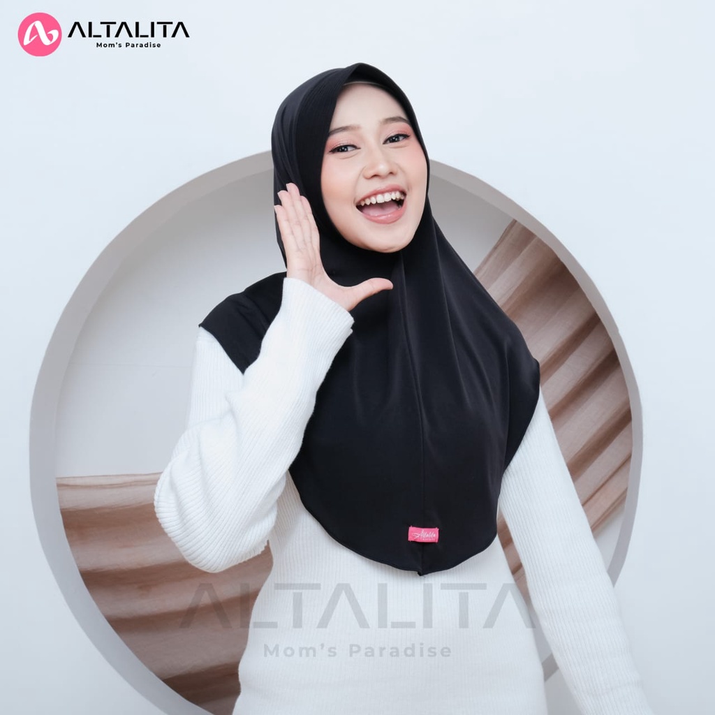 Jual Altalita - Kerudung Bergo Qaila Penguin Jilbab Instan Hamidah Size M Menutup Dada Hijab ...
