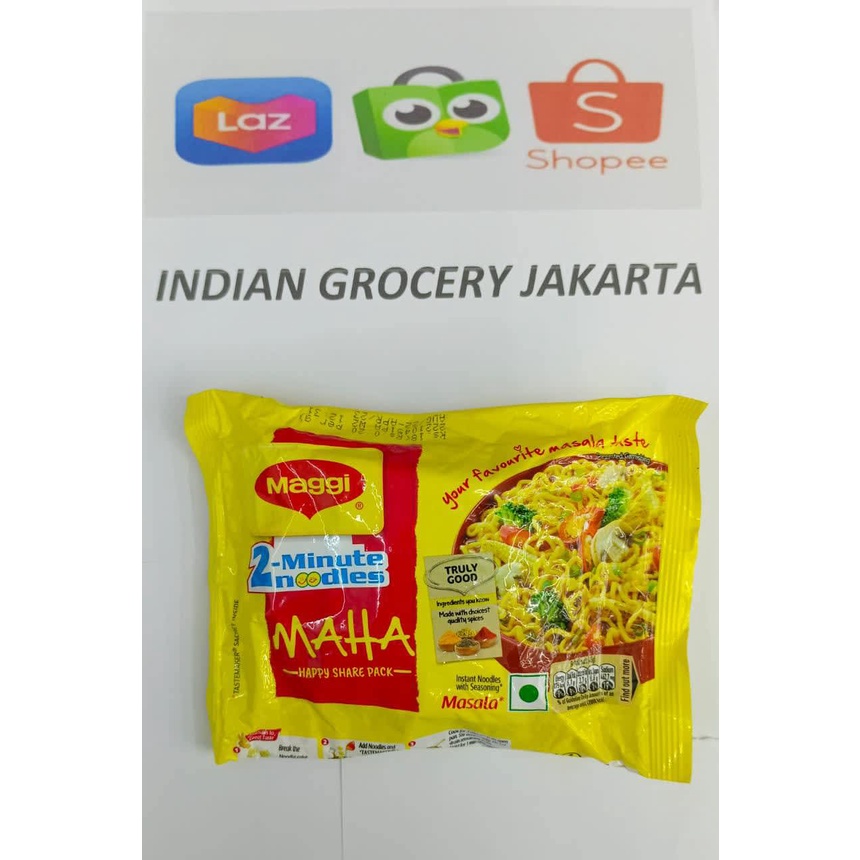 Jual MAGGI MASALA MAHA NOODLES 90Gram | Shopee Indonesia
