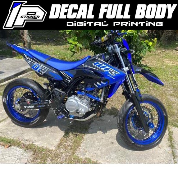 Jual DECAL WR155R CUSTOM POLA PRESISI | Shopee Indonesia