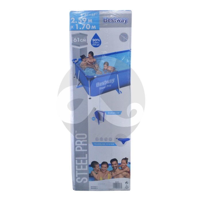 Jual BESTWAY 56403 Kolam bestway steel pro 2,59 m x 1,70 m | Shopee ...