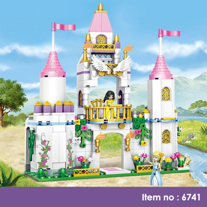 Jual Mainan Building Block Princess Castle Series / Block Susun Bricks ...