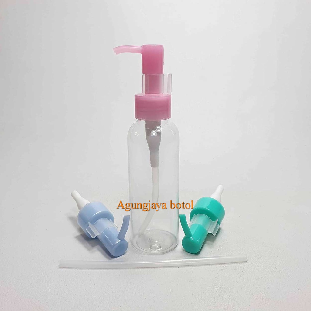 Jual Botol Pet 120 Ml BR Natural Tutup Pump Lotion / Botol Plastik ...