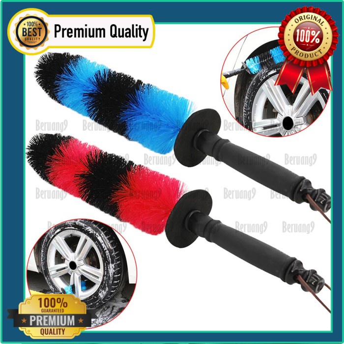 Jual Sikat Brush Pembersih Velg Ban Mobil Halus Lembut Kokoh PREMIUM ...