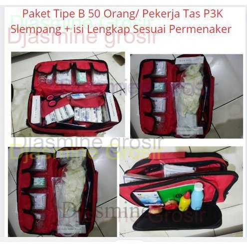 Jual Paket B P3K Tas Emergency Slempang Jinjing Plus dengan Isi Tipe B ...