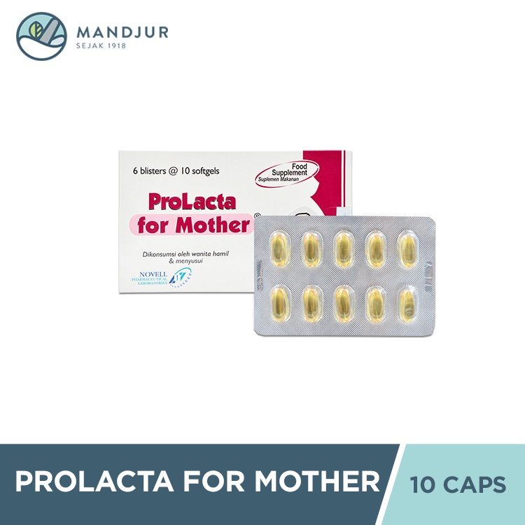 Jual Prolacta for Mother 10 Kapsul - Suplemen Untuk Kesehatan Ibu Hamil ...