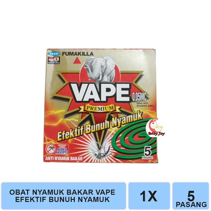 Jual BJOY. OBAT NYAMUK BAKAR ANTI NYAMUK VAPE KUNING | FUMAKILA ISI 5 ...