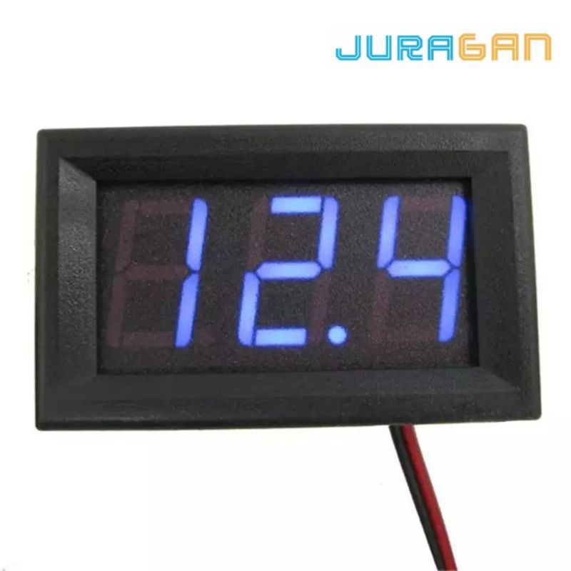 Jual DIGITAL VOLT METER DC 0.56 BIRU VOLTMETER PENGUKUR TEGANGAN DC | Shopee Indonesia