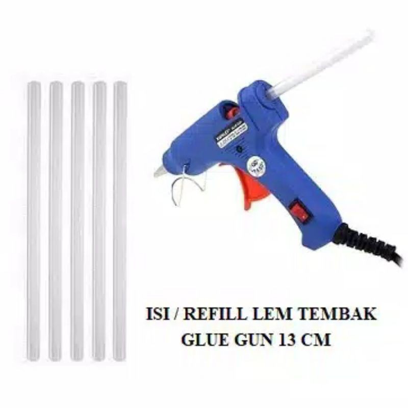 Jual A041-Refill lem tembak 13 cm isi ulang lem bakar praktis serbaguna ...