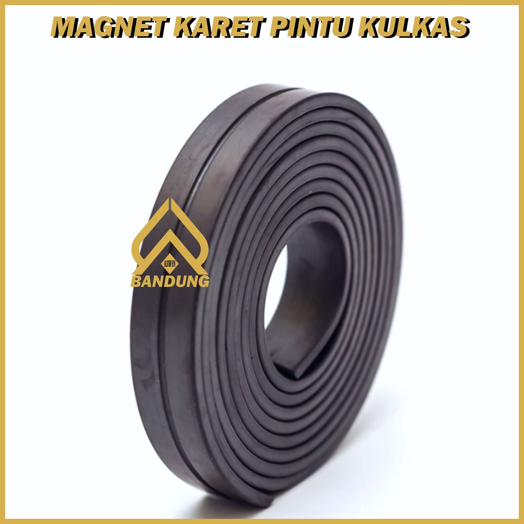 Jual KARET MAGNET PINTU KULKAS PER 5 METER PANJANG | STRIP MAGNET PINTU ...