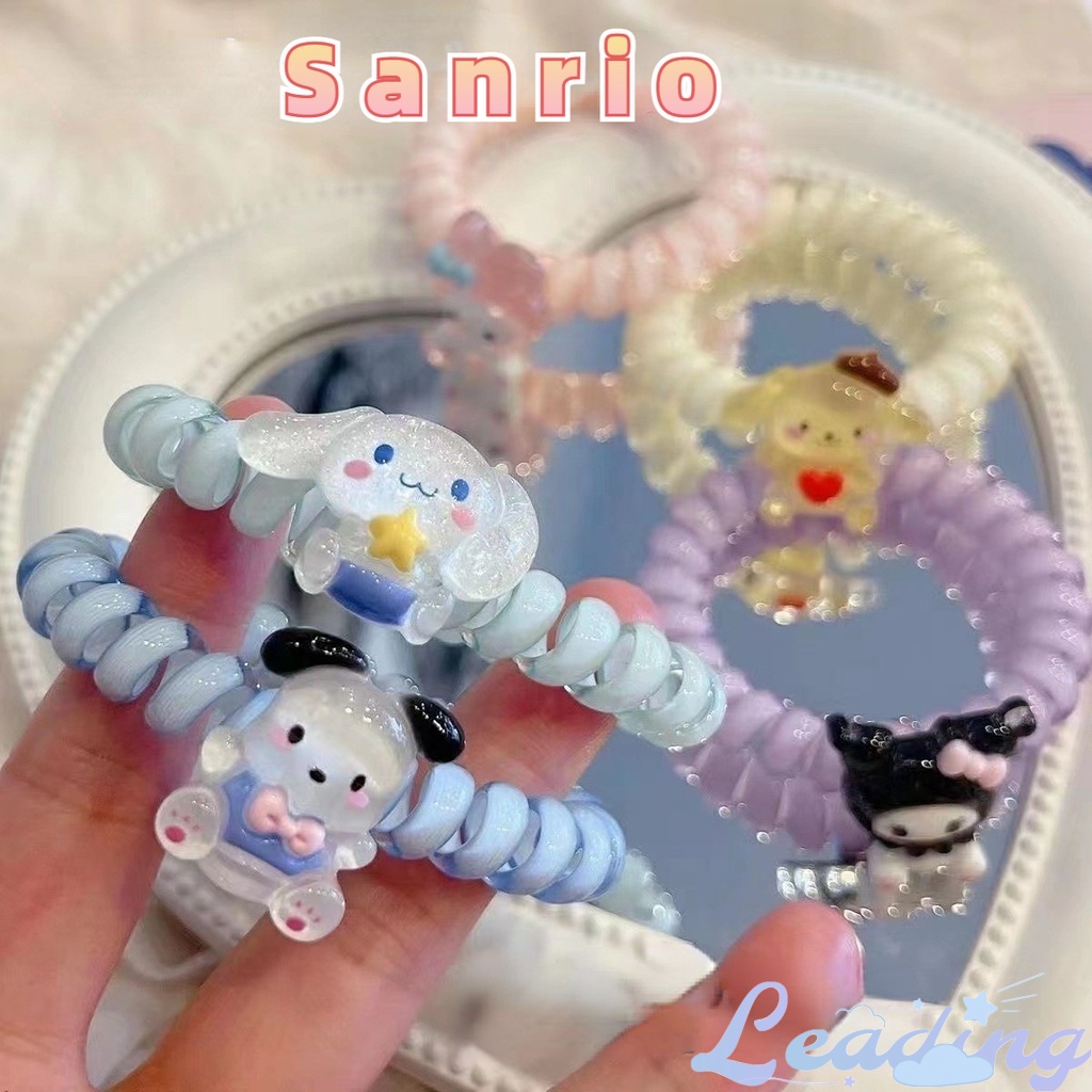 Jual Sanrio Scrunchie Gelang Telepon Kartun Lucu Kuromi Melody Coil ...