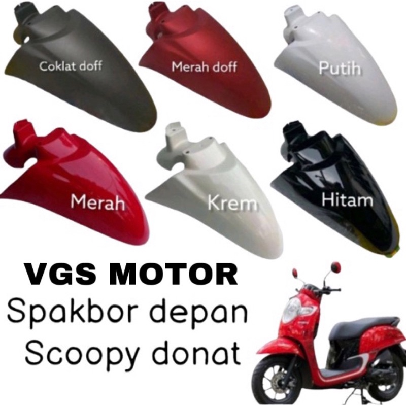 Jual spakbor depan Scoopy esp new k93 ring 12 donat 2017 2018 2019 2020 ...